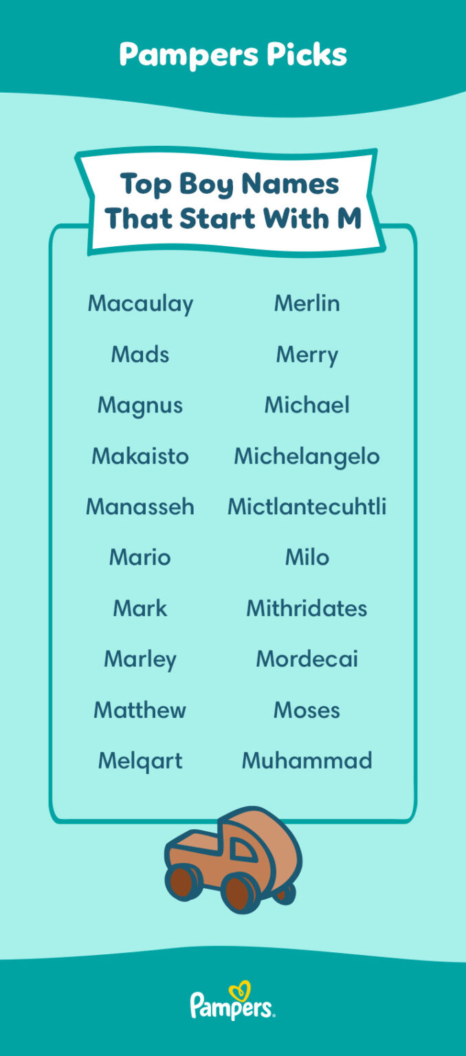 8 Letter Boy Names That Start With M