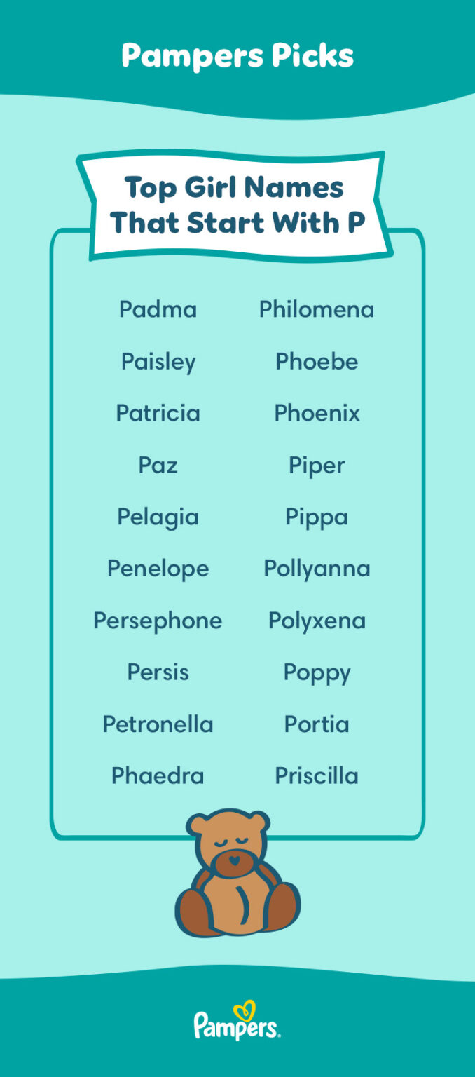 Names for Girls That Start With P