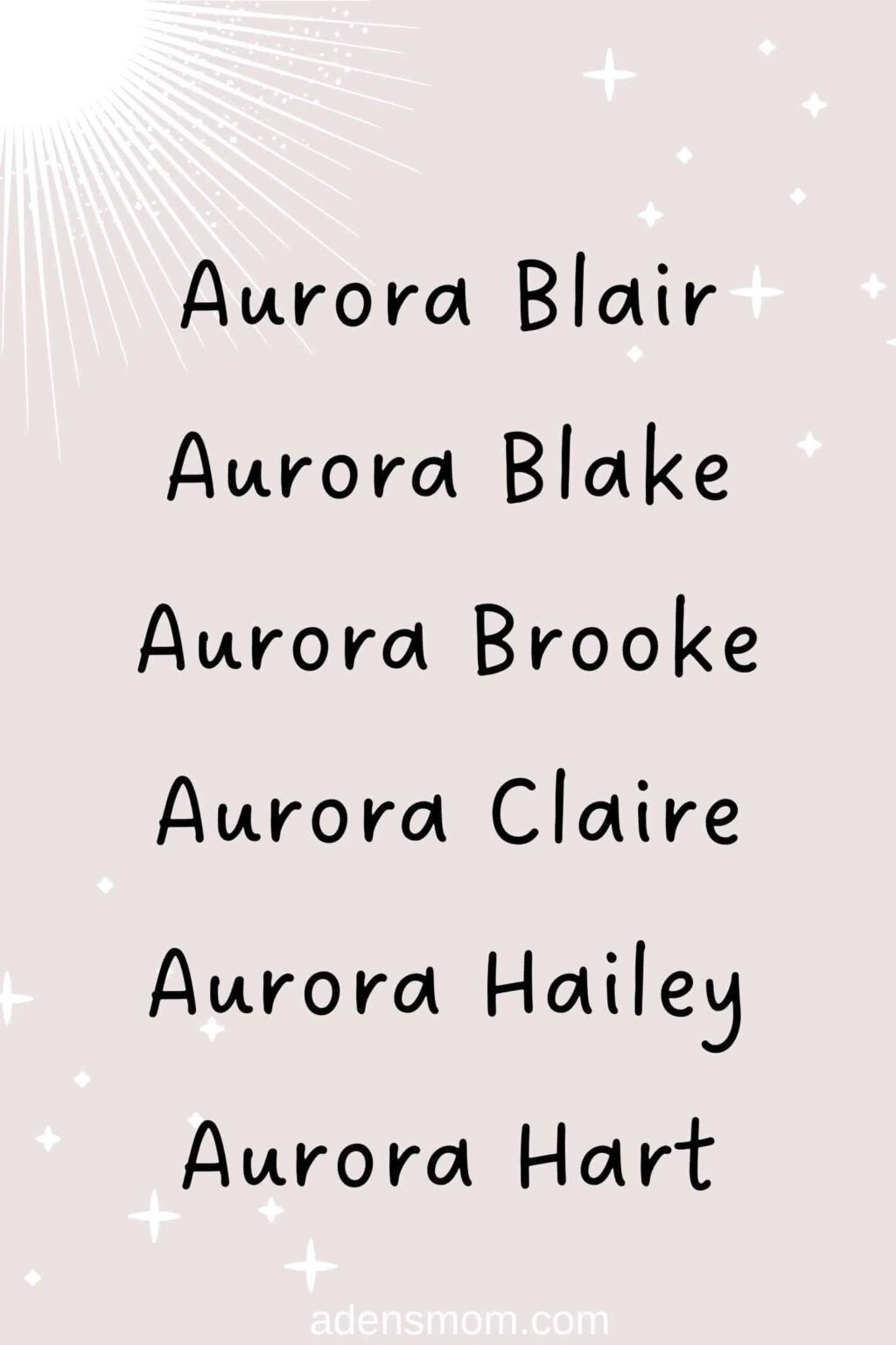 Last Names That Go With Aurora
