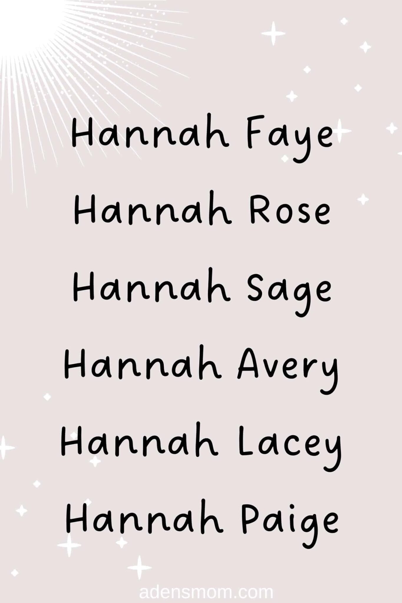 Last Names That Go With Hannah