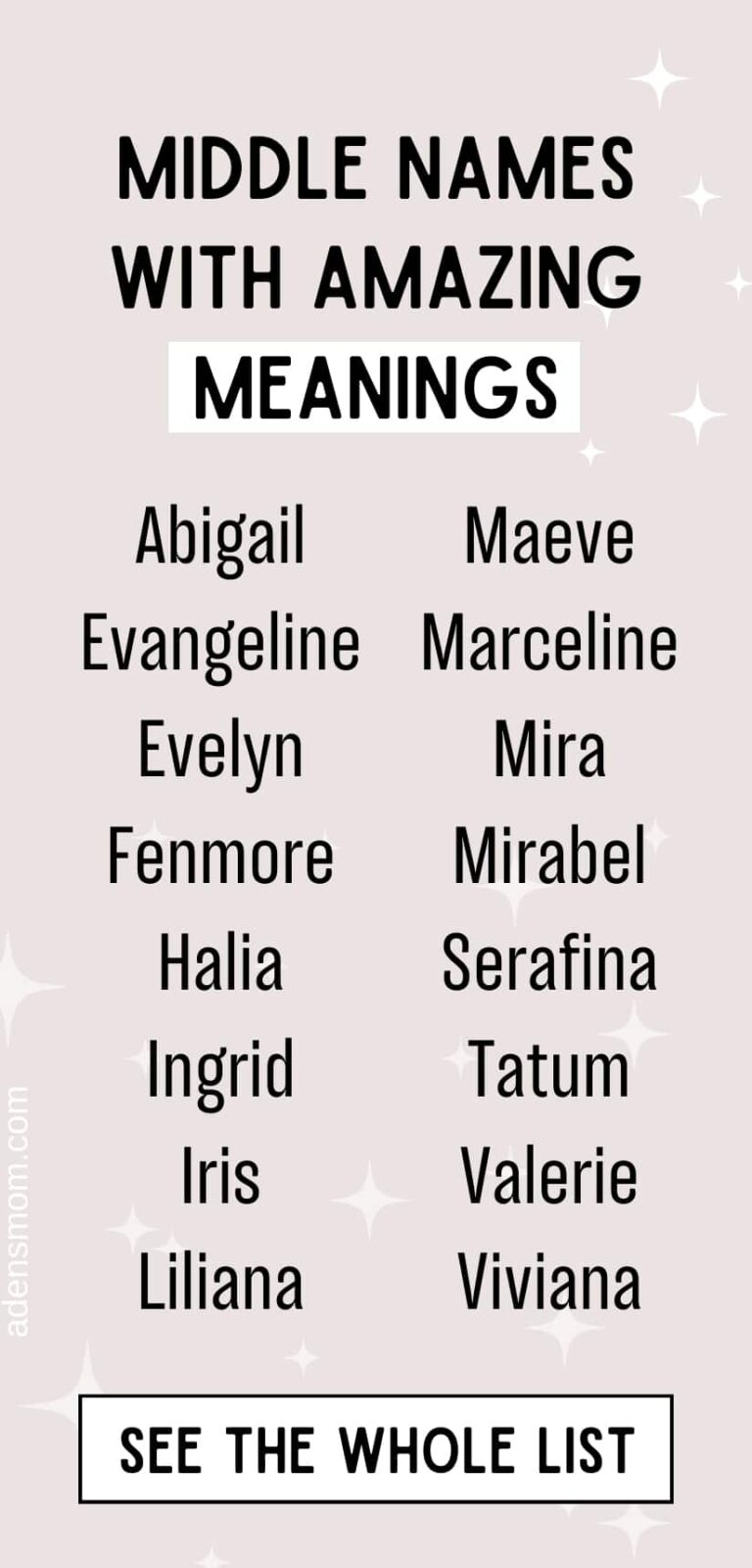 Good Middle Name for Adalynn