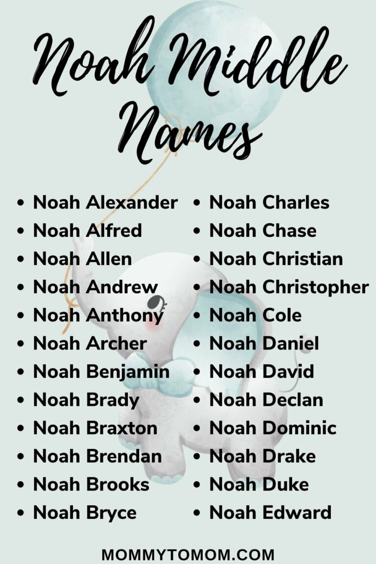 Good Middle Name for Noah